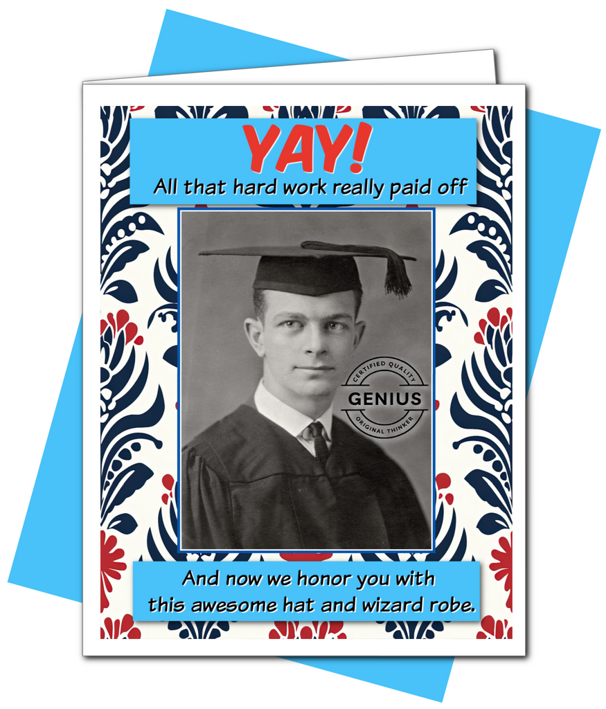 Wizard Robe- Graduation Card — Umlaut Brooklyn (Retail)
