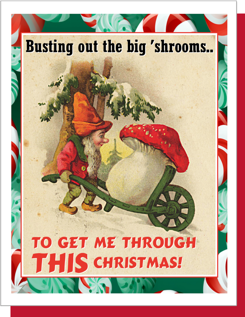 Busting Out The Big 'Shrooms - Christmas card — Umlaut Brooklyn (Retail)